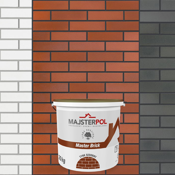 Штукатурка під цеглу MASTER BRICK — Декор для стін і фасадів | MBUD